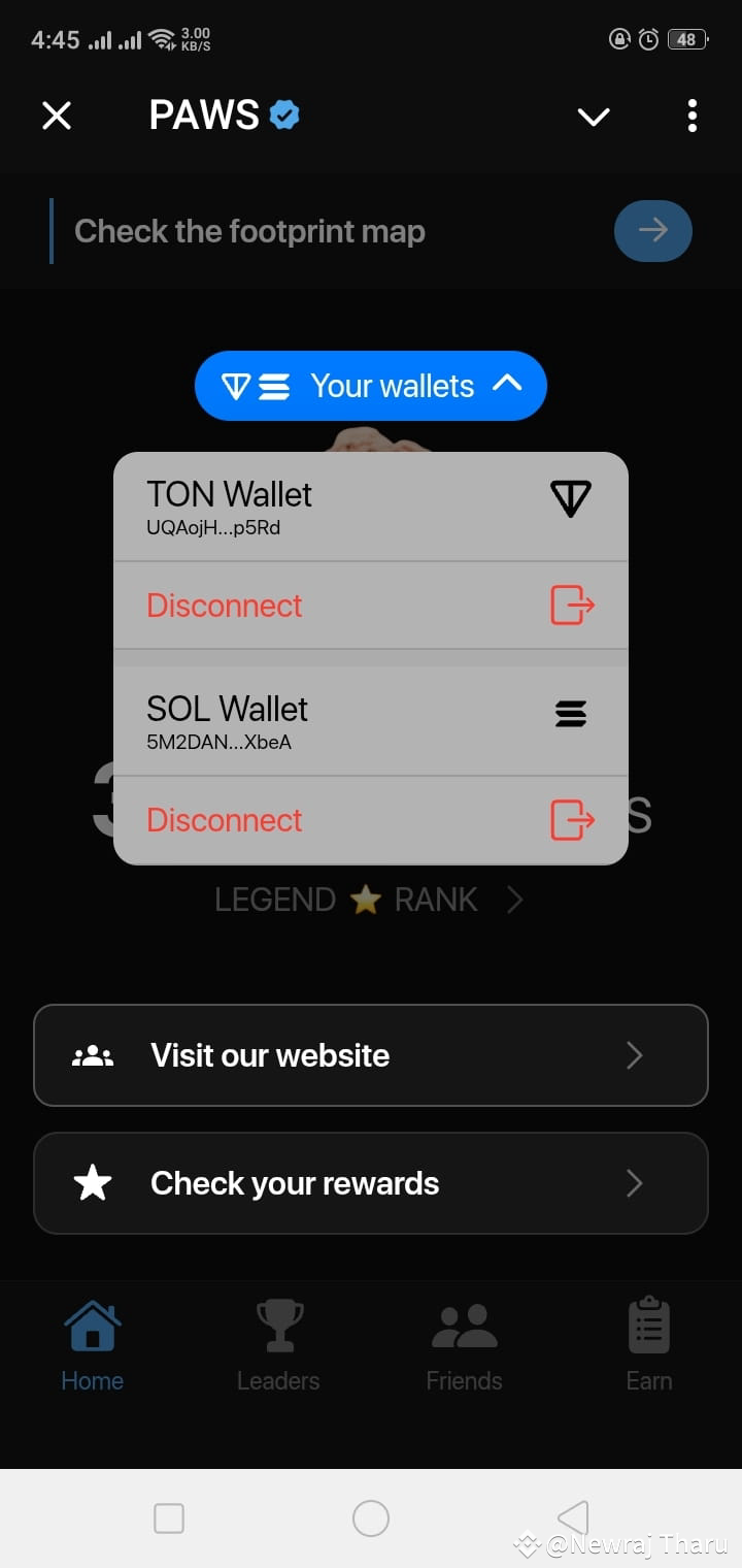 What's the problem ??? on telegram it shows both wallet con | Newraj Tharu on Binance Square