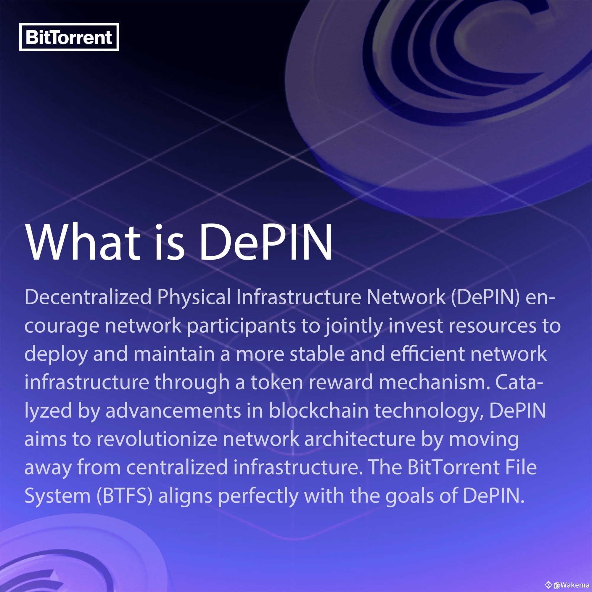 #BitTorrent File System ( BTFS) leads the DePINs revolution. | Wakema ...