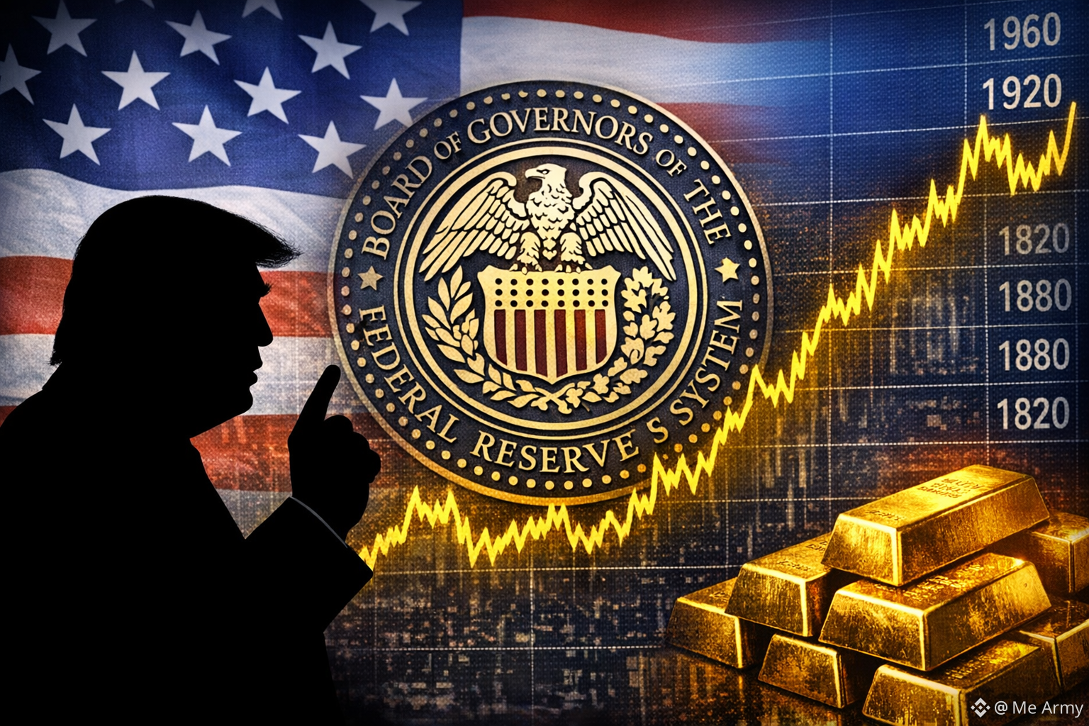 一周展望——风险事件密集，黄金还能站在神话高位吗！ 过去一周，市场在政治与数据的交织中剧烈摇摆。特朗普公开攻击美联储主 | Me Army发布 ...