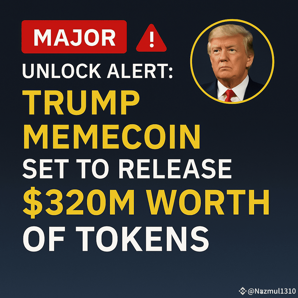 🚨 Trump Memecoin Set to Release $320M Worth of Tokens Star | Nazmul1310 ...
