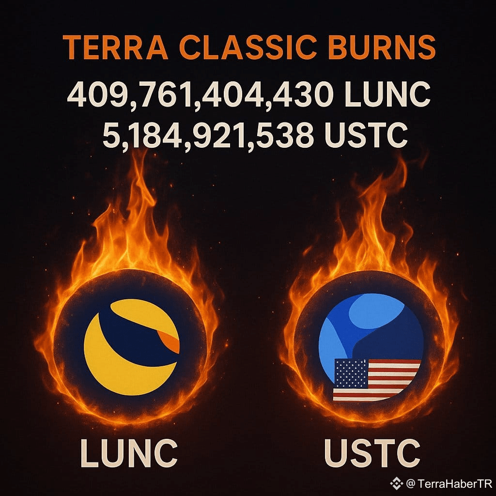 Burns of LUNC and USTC on the Terra Classic blockchain conti | TerraHaberTR on Binance Square