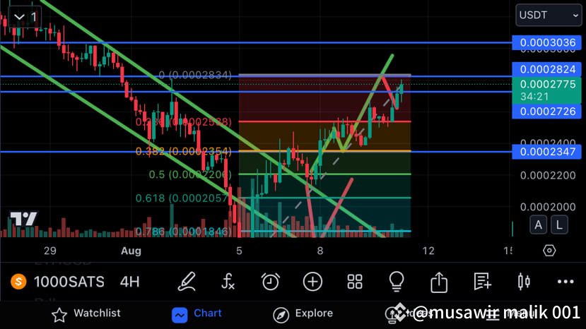 I told u gyz 1000 sats will pump 20 in this week and now u c | musawir malik 001 on Binance Square