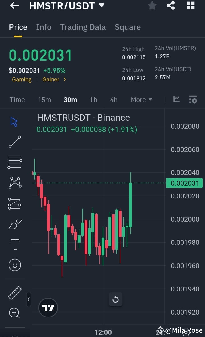 $HMSTR /USDT Bullish Momentum Surges.! 🔥🚀 Ready For Next | Mila Rose on Binance Square