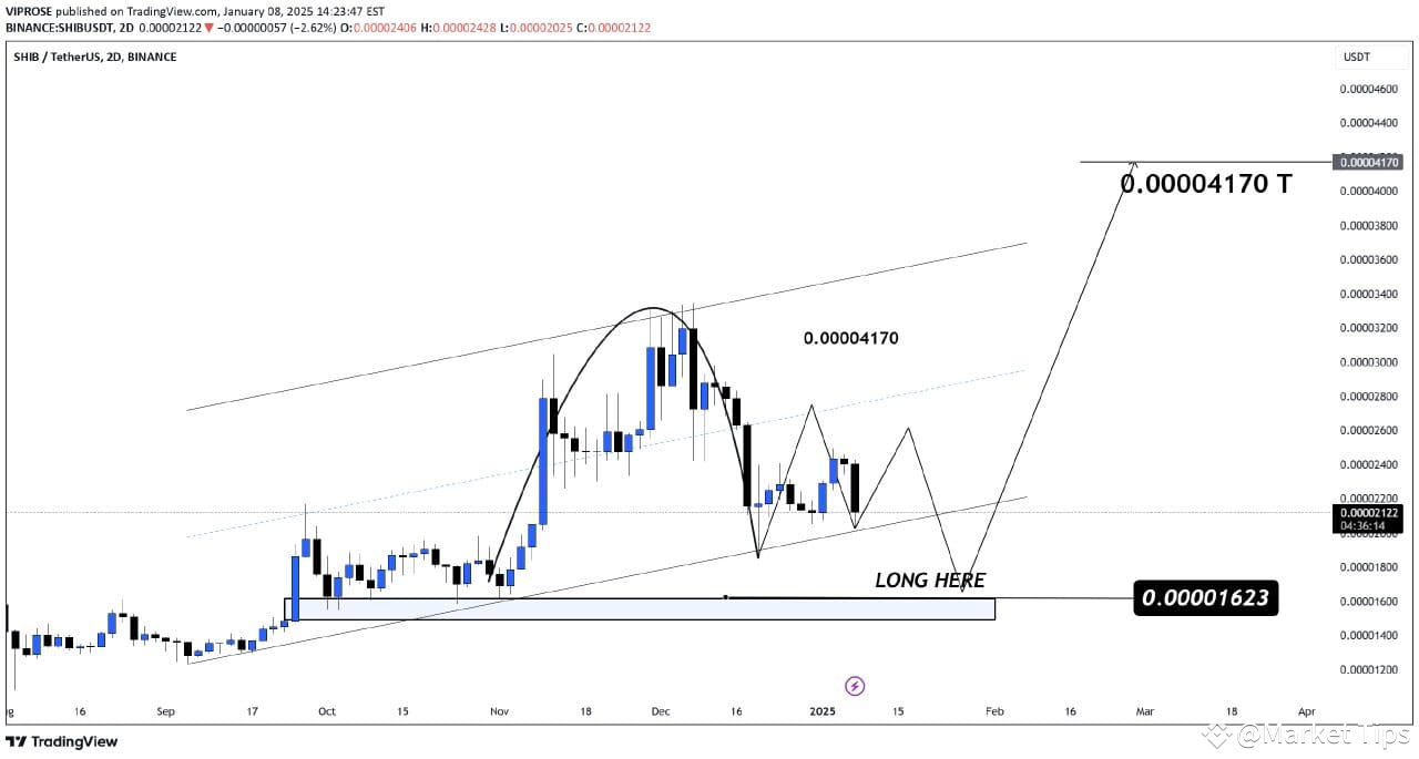 📈LONG: $SHIB /USDT (2D) Analysis: SHIB is moving in an as | Market Tips on Binance Square