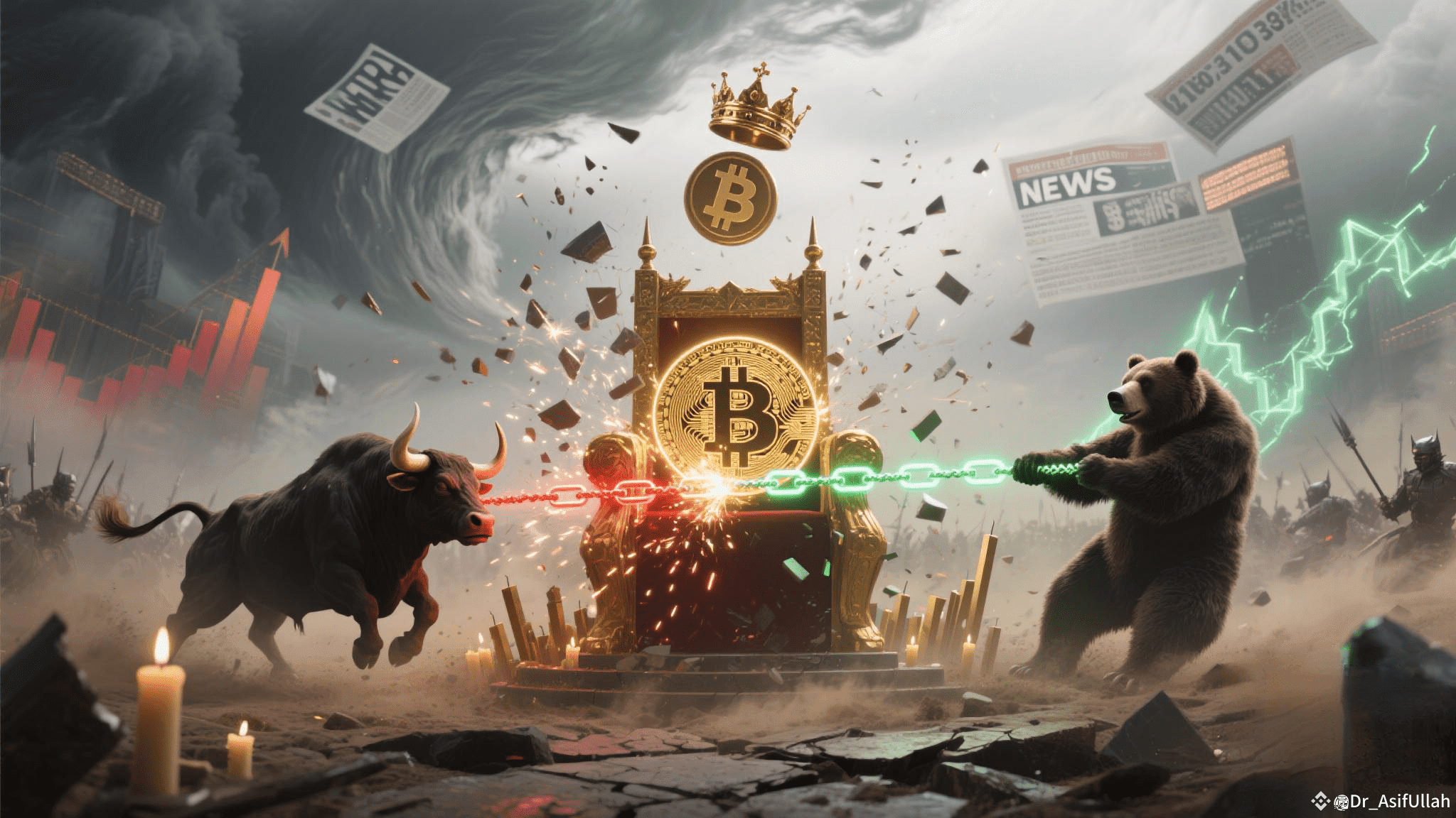 $BTC BTC/USDT — The King’s Tug-of-War Continues! 👑 Current | Dr ...