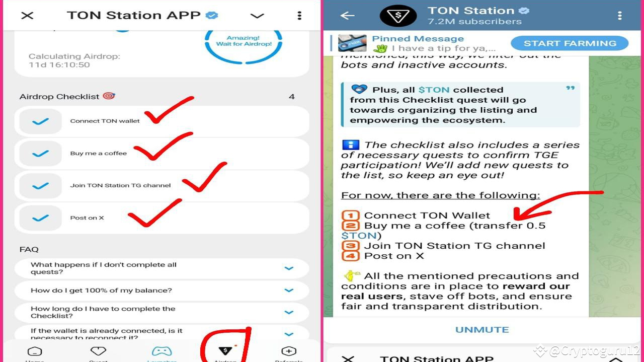 TON Transaction is Required in TON Station To become Eligible for ...