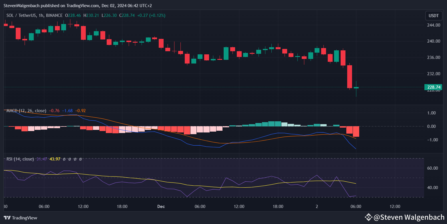 $SOL Bears Take Charge as Key Support Levels Come Into Focu | Steven ...