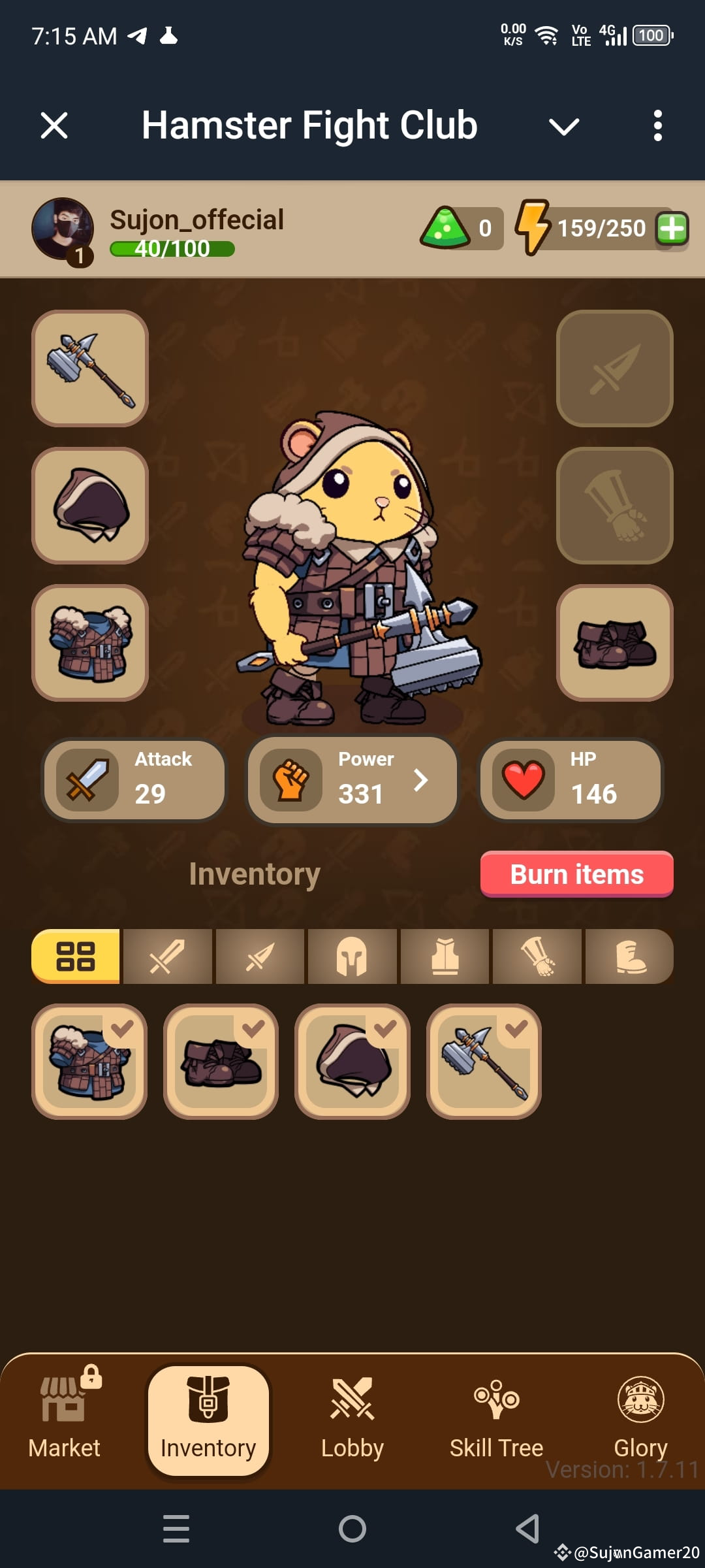 #HamsterKombat new hamster updates coming. . . 4 mods avail ...