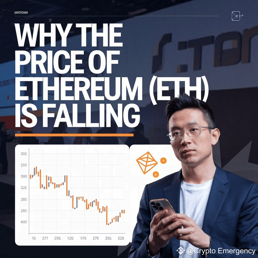 Why is the price of Ethereum (ETH) falling? The founder of | Crypto Emergency on Binance Square
