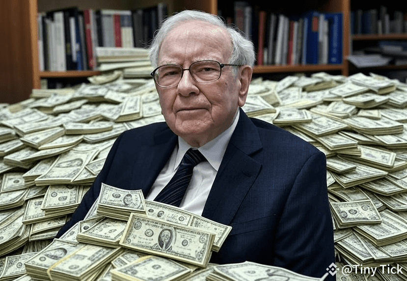 Warren Buffett is sitting on $334 billion in cash while the | Tiny Tick ...
