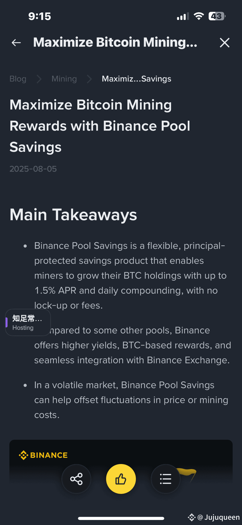 Binanc BTC🔥🔥🔥🔥mining 🔥Pool🔥🔥📌📌BTC Minin g🔥🔥Pool🔥 | Jujuqueen on Binance ...