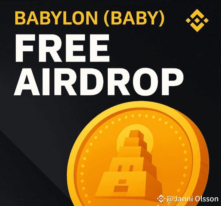 Want FREE $BABYLON Airdrop? Here's Your Chance! Just hold $ | Janni Olsson on Binance Square