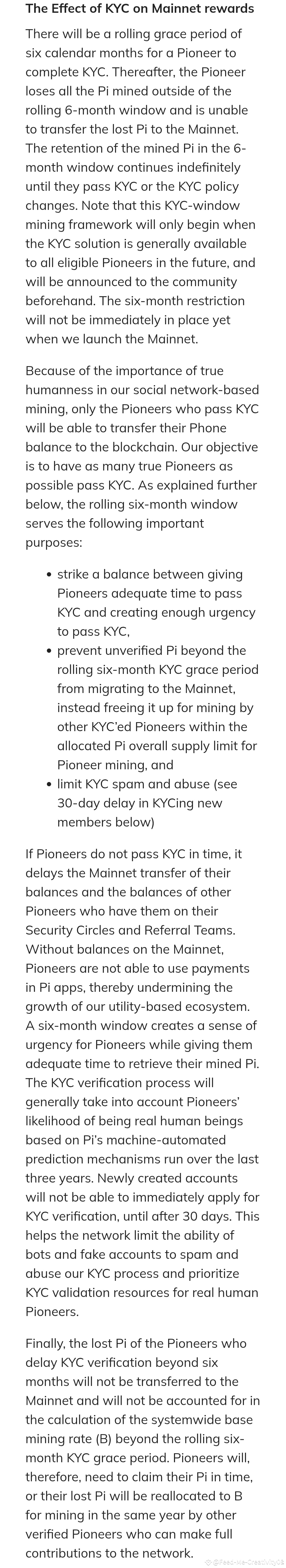 UNVERFIED PI WILL NOT BE BURNED!!! According to Pi Network' | Feed-Me ...