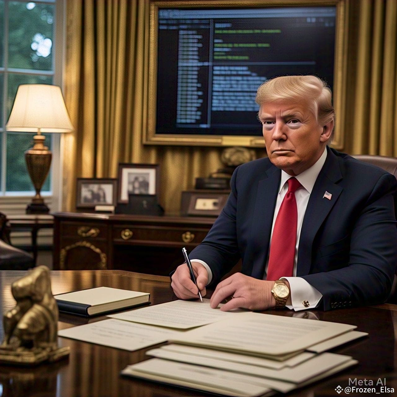 Now this is the legal robbery system from the worker. $TRUMP | Frozen ...