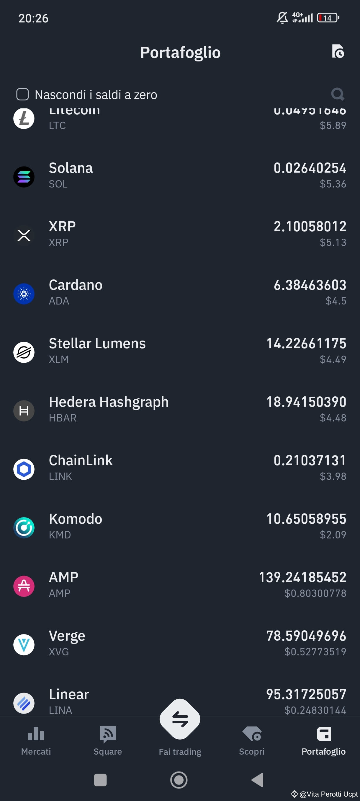 I would like to add more money, for now I have put these, to | Vita ...