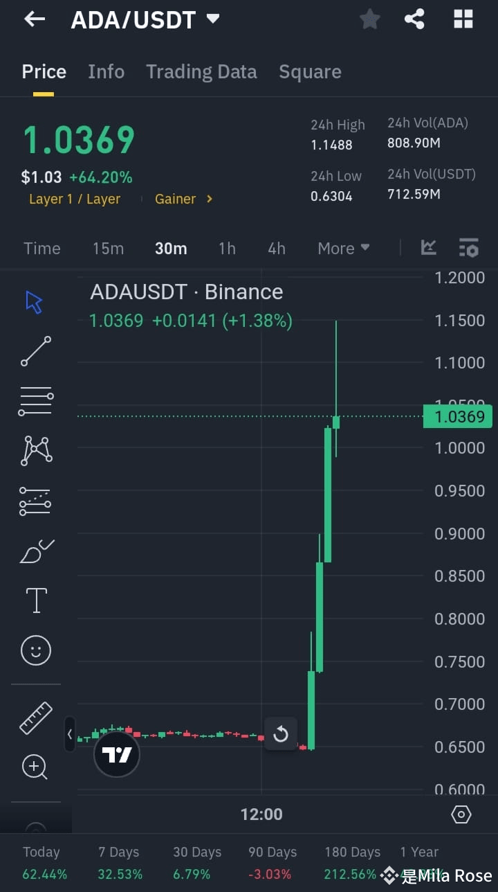 $ADA /USDT Hit the Target 💯 🎯 Congratulations to All Wh | Mila Rose on Binance Square