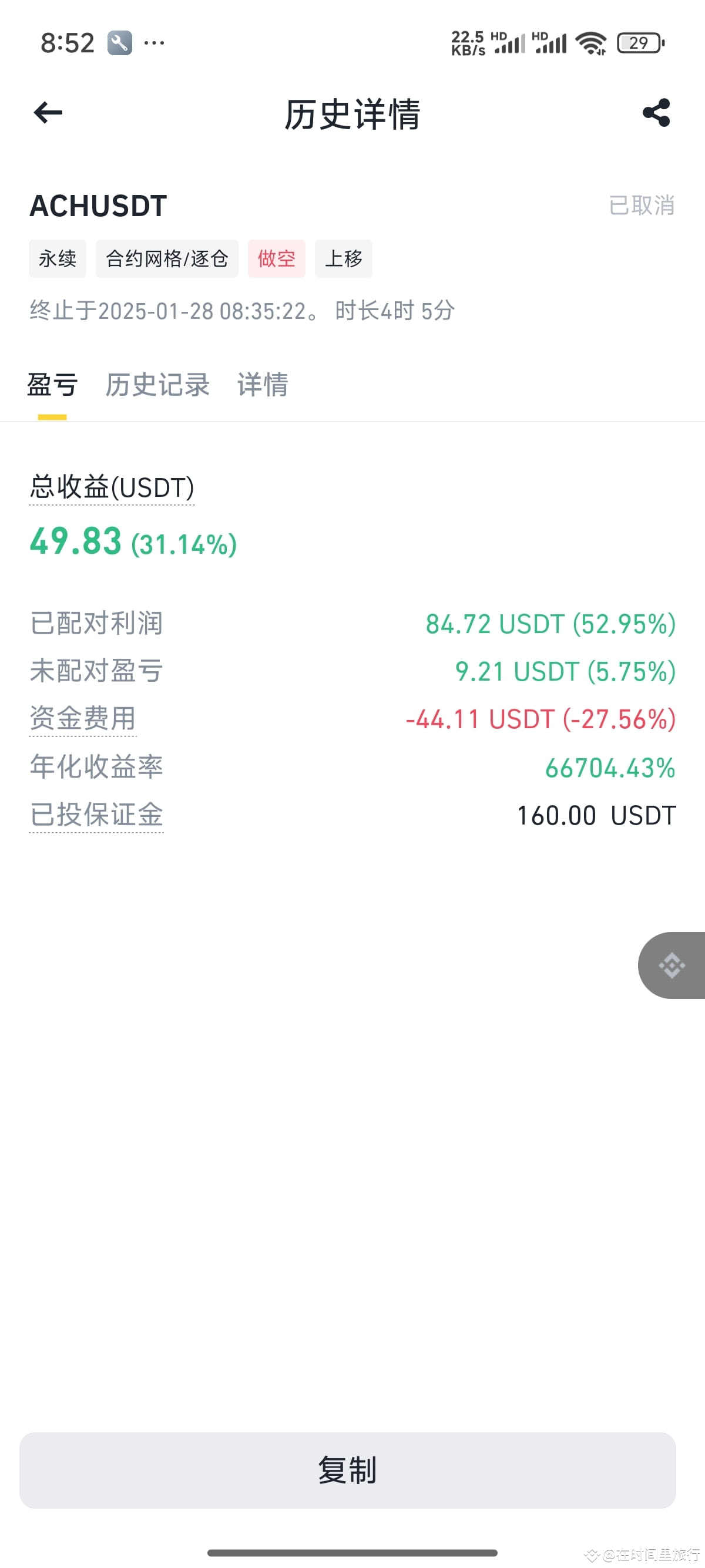 $ACH this fee is too high | 在时间里旅行 on Binance Square
