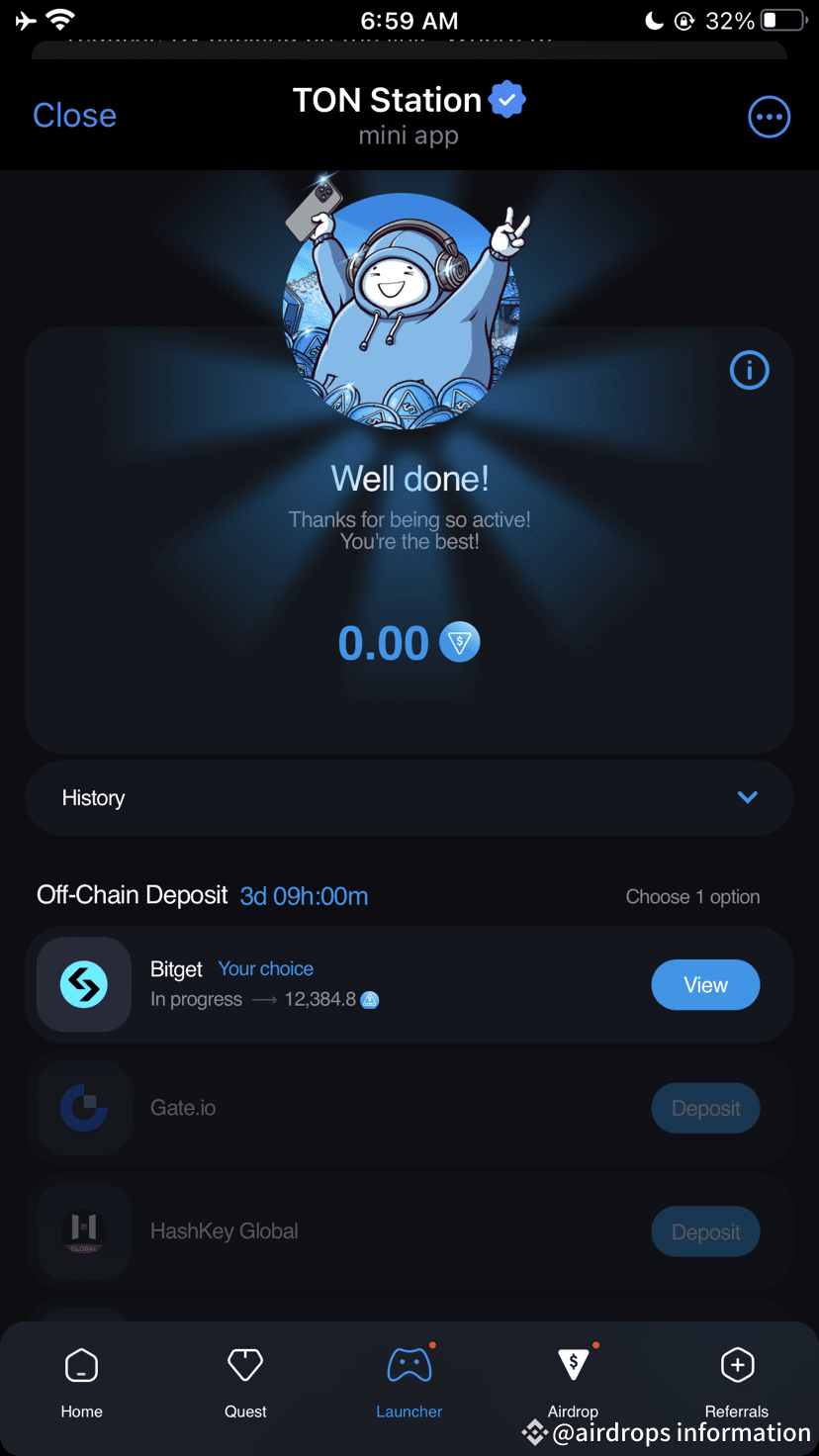 #MarketNewHype Tonstation deposit to exchange is open The | airdrops ...