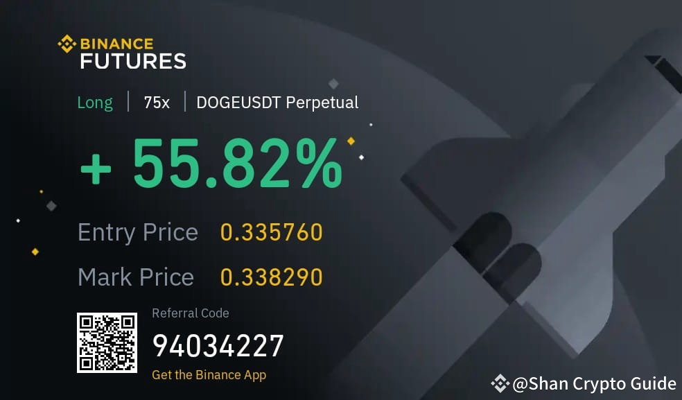 $DOGE You can wait for 100% follow for more | Shan Crypto Guide on Binance Square