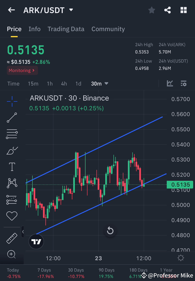 $ARK /USDT Eyes New Highs – Immediate Action Required! 🔥💯 | Professor Mike on Binance Square