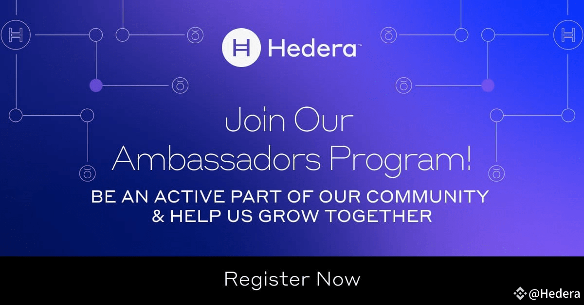 We’re excited to announce the Hedera Ambassador Program in S | Hedera ...