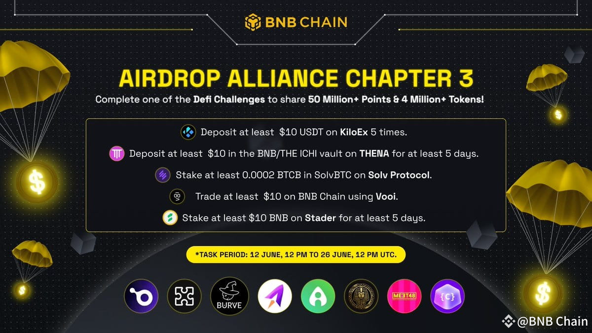 🚀 Ready to earn your share of the airdrop rewards in BNB Ch | BNB Chain ...