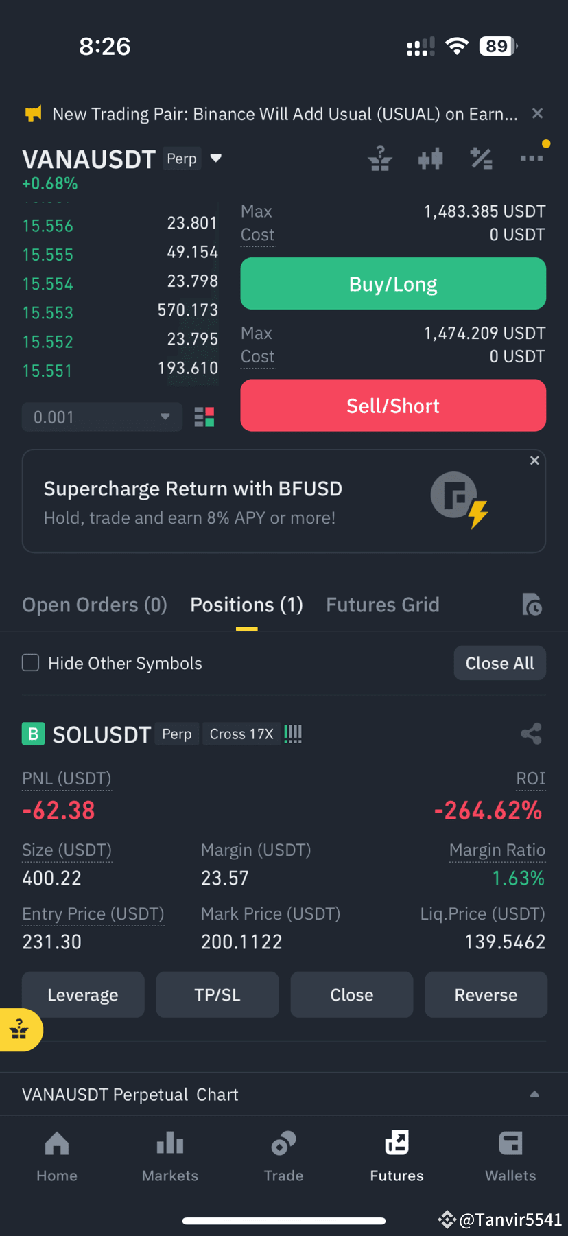 $SOL what should i do now… 62$ already loss 😭 | Tanvir5541 on Binance ...