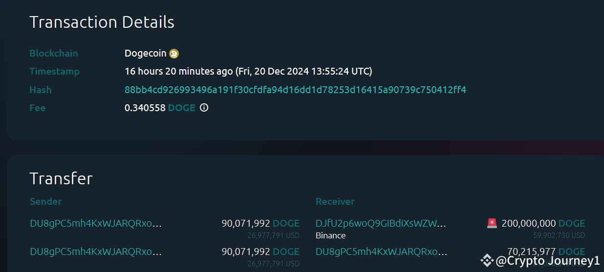 🚨 URGENT DOGECOIN UPDATE! 🚨 Trade here $DOG | Crypto Journey1 on ...