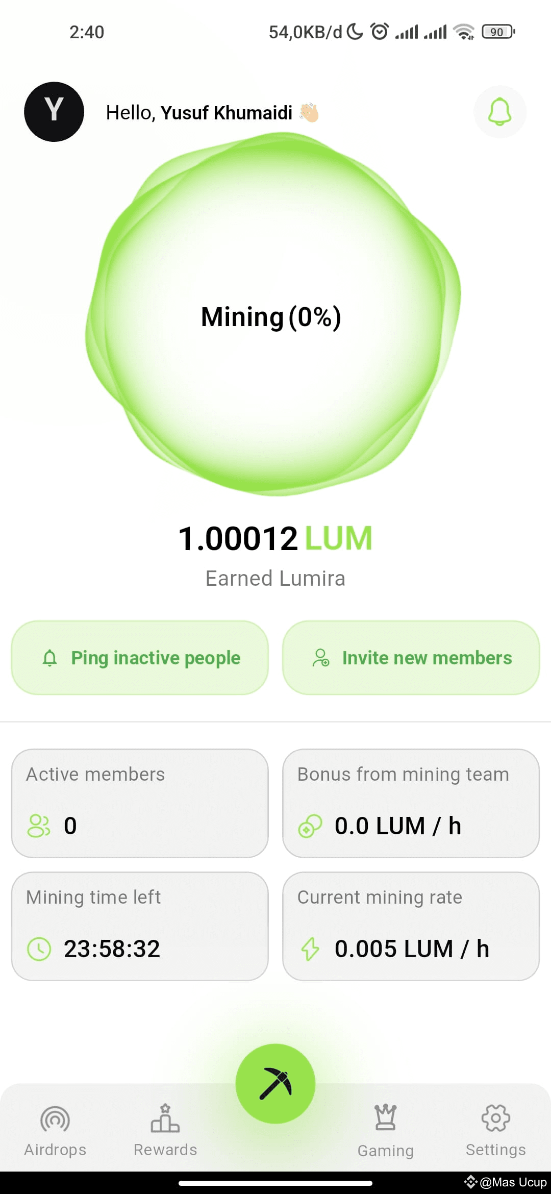 there is an app to mine free coins called Lumira. Some of | Yusuf ...