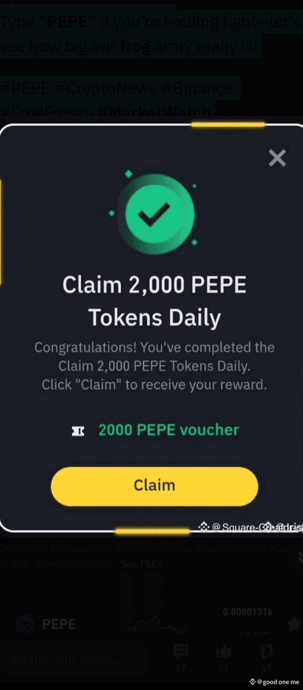 Breaking: PEPE Buzz on Binance! — [Request access here] H | good one me on Binance Square