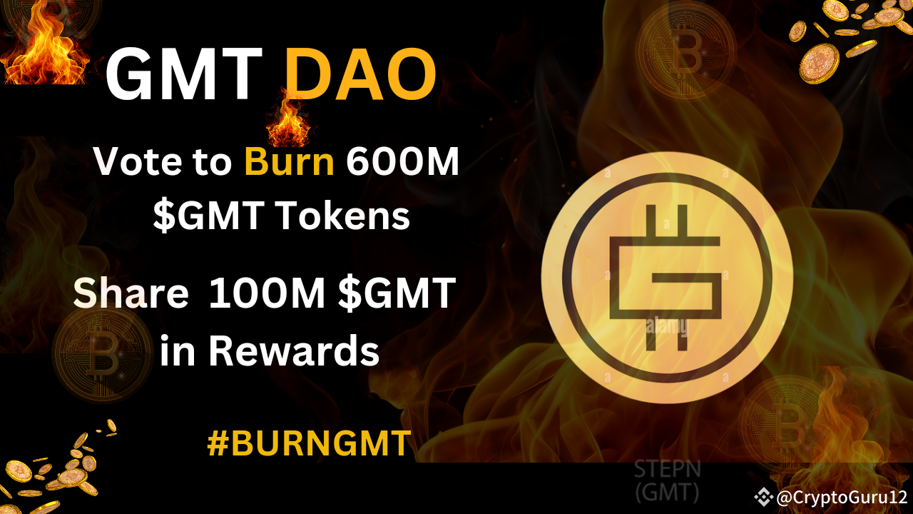 "Burn or Build? Do Vote get Share in 100M GMT Rewards & Shape the ...