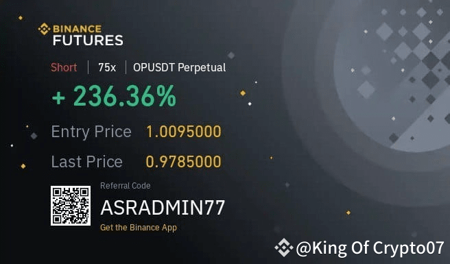 Binance Futures $OP /USDT Take-Profit 🤑 target:HIT | King Of Crypto07 on Binance Square