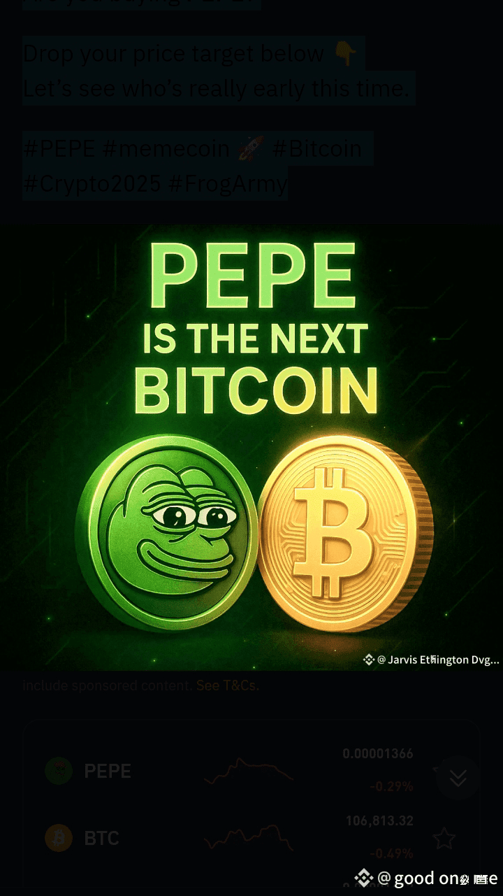 🐸 $PEPE : The Next Bitcoin? This Time, You're Actually Earl ...