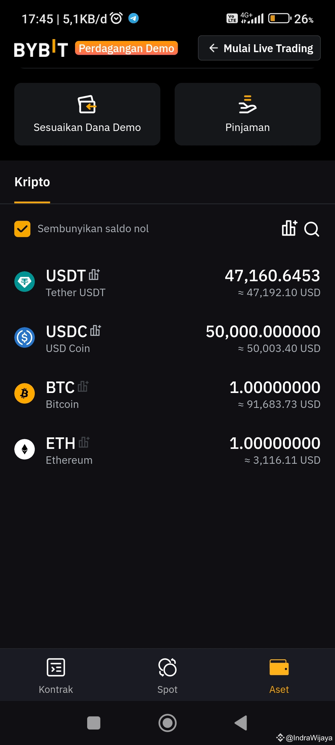 i got 191,995.34usd☠️ for free on bybyt 🥶 $BTC no one can | IndraWijaya ...