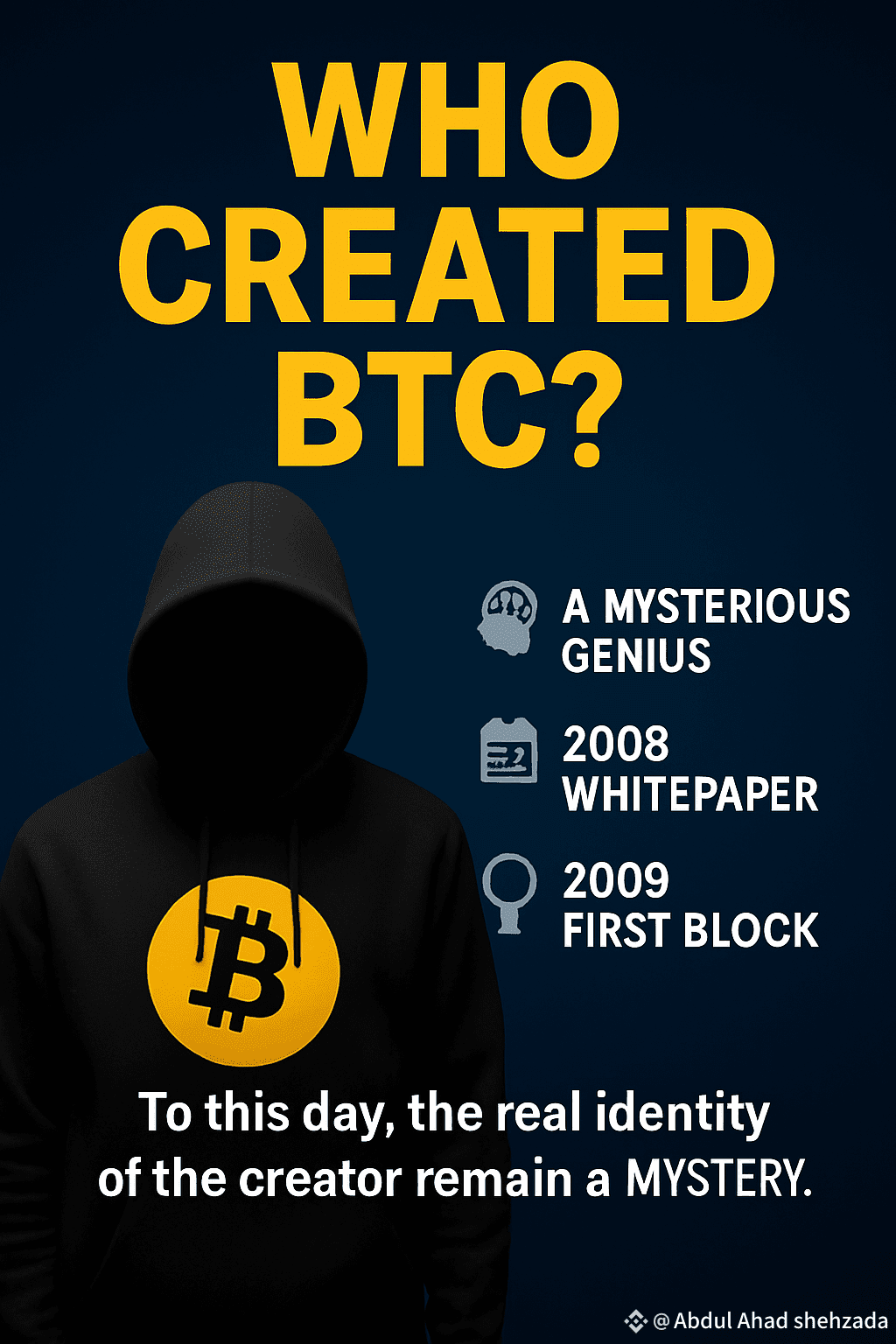 📌 Who Created Bitcoin? The Mysterious Story! Bitcoin wasn’ | Abdul Ahad ...