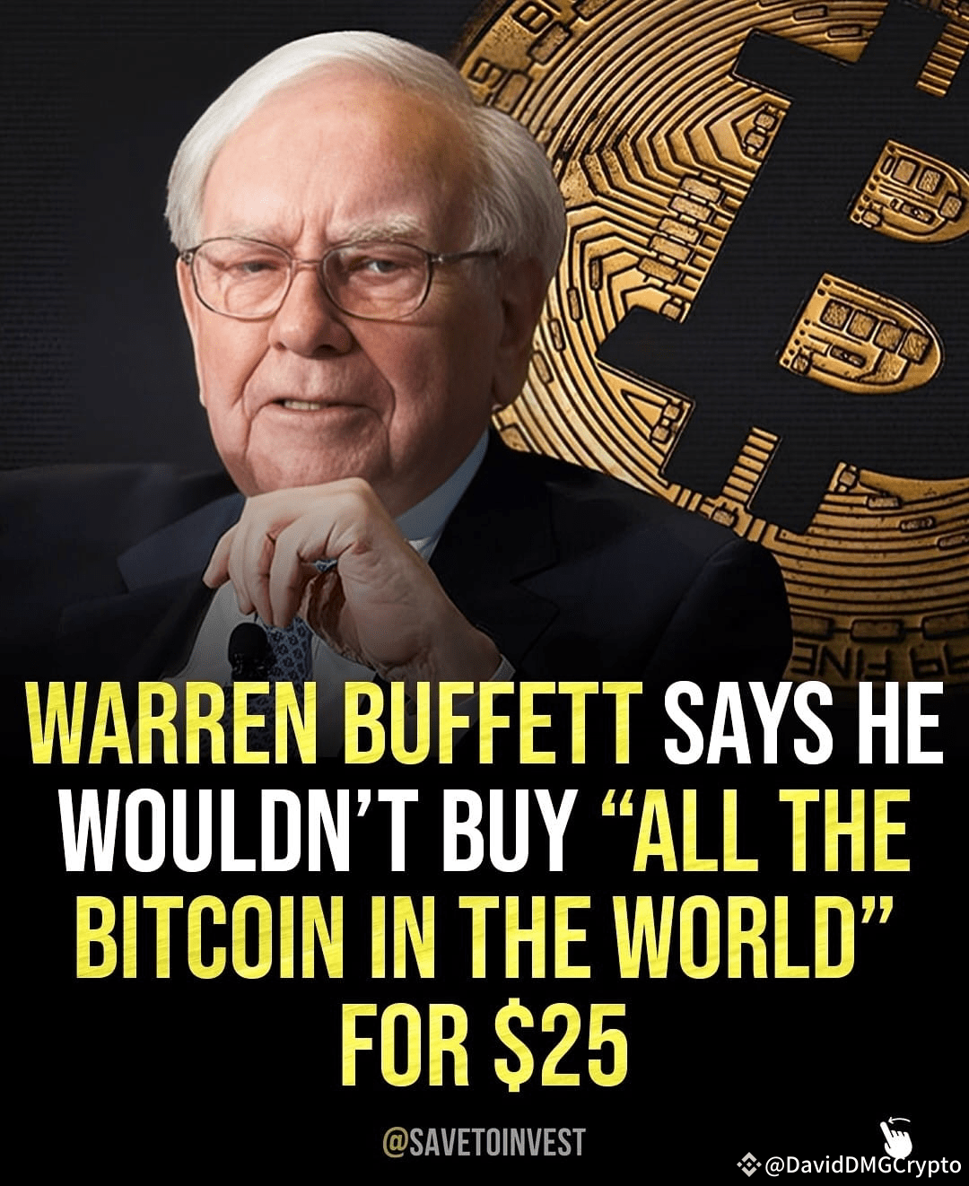 $BTC IS RAT POISON - WARREN BUFFET Billionaire Warren Buff ...