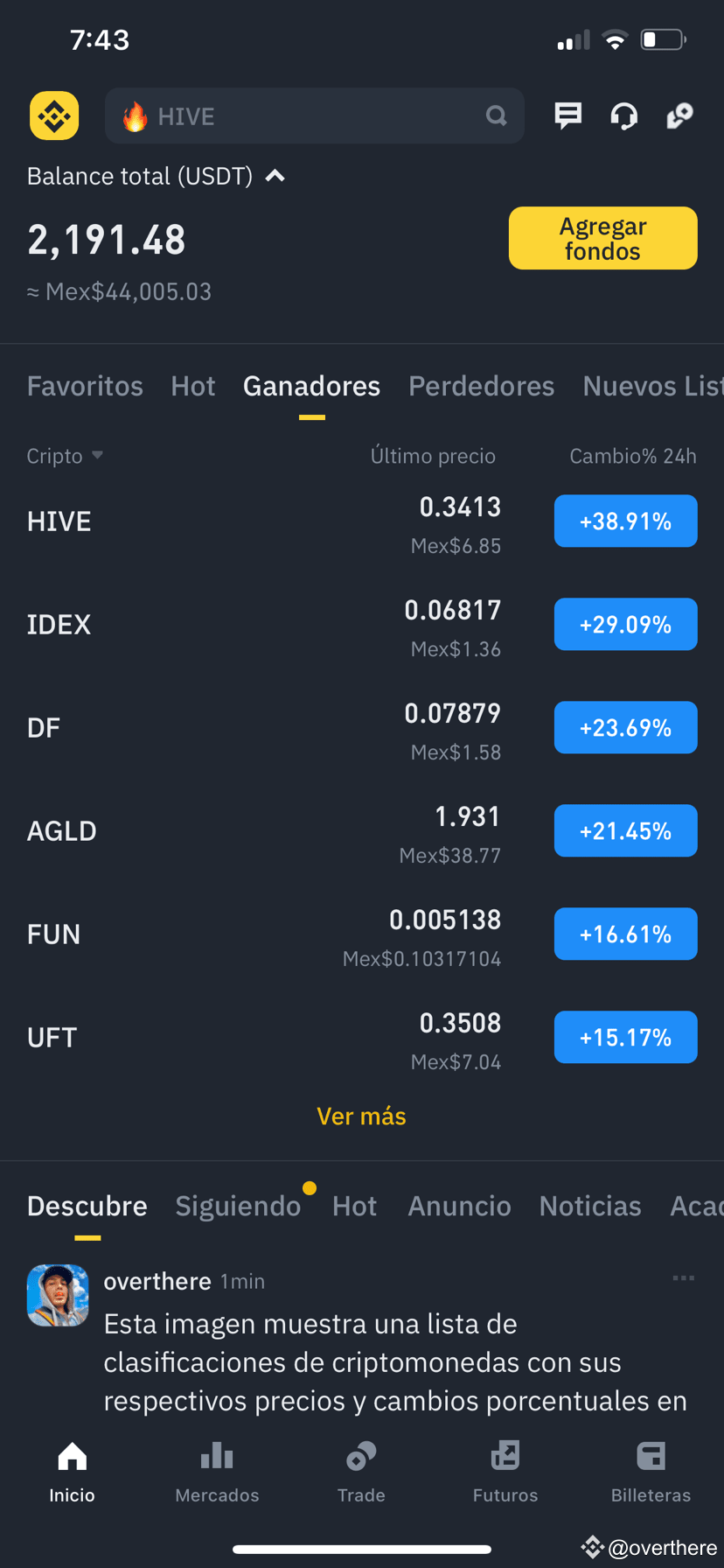 🔥 Who is winning in the crypto market today? Find out! 🔥 | overthere on ...