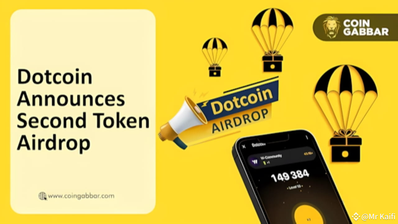 Dotcoin (DTC) Announces Exciting Second Token Airdrop | Mr Kaifi on Binance Square