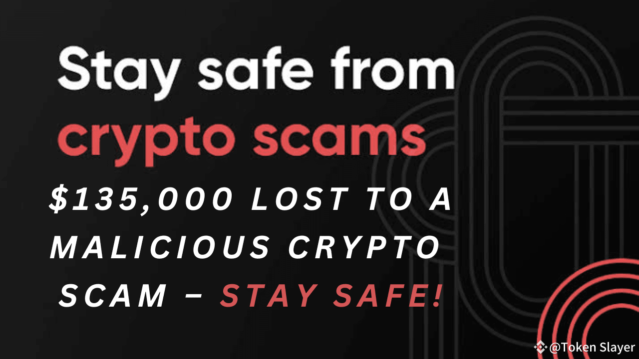 ⭕ $135,000 Lost to a Malicious Crypto Scam – Stay Safe! ⭕ | Token ...