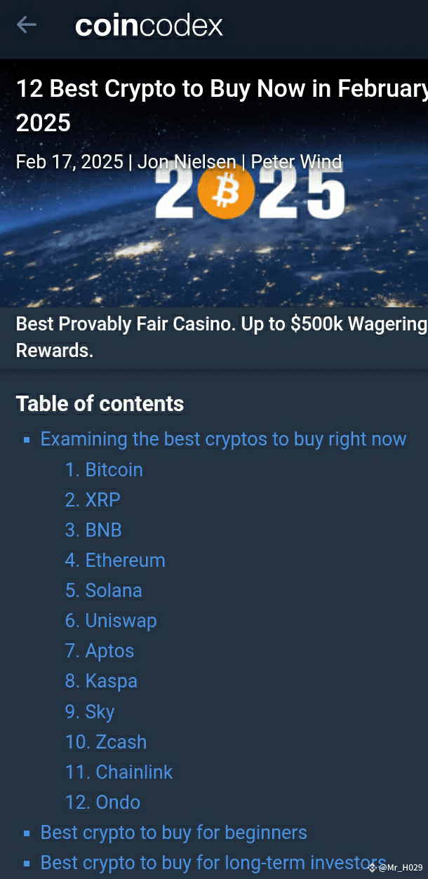 Best crypto to buy according to coin codex Algorithms 🔥🔥 | Mr_H029 on ...