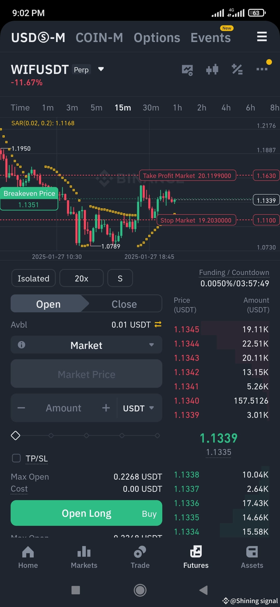 6 trades successed #MicroStrategyAcquiresBTC #MarketPullback | Shining ...