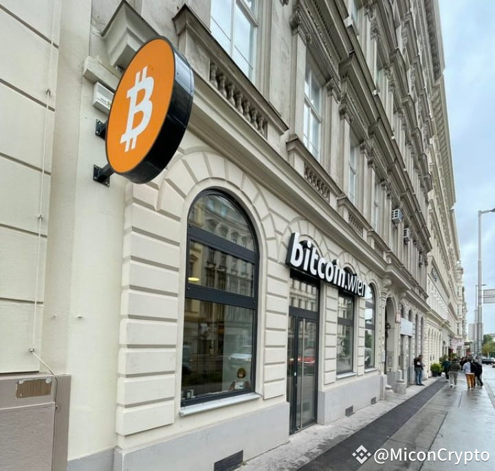 JUST IN:📸 #Bitcoin shop spotted in the capital of Austria | MiconCrypto ...