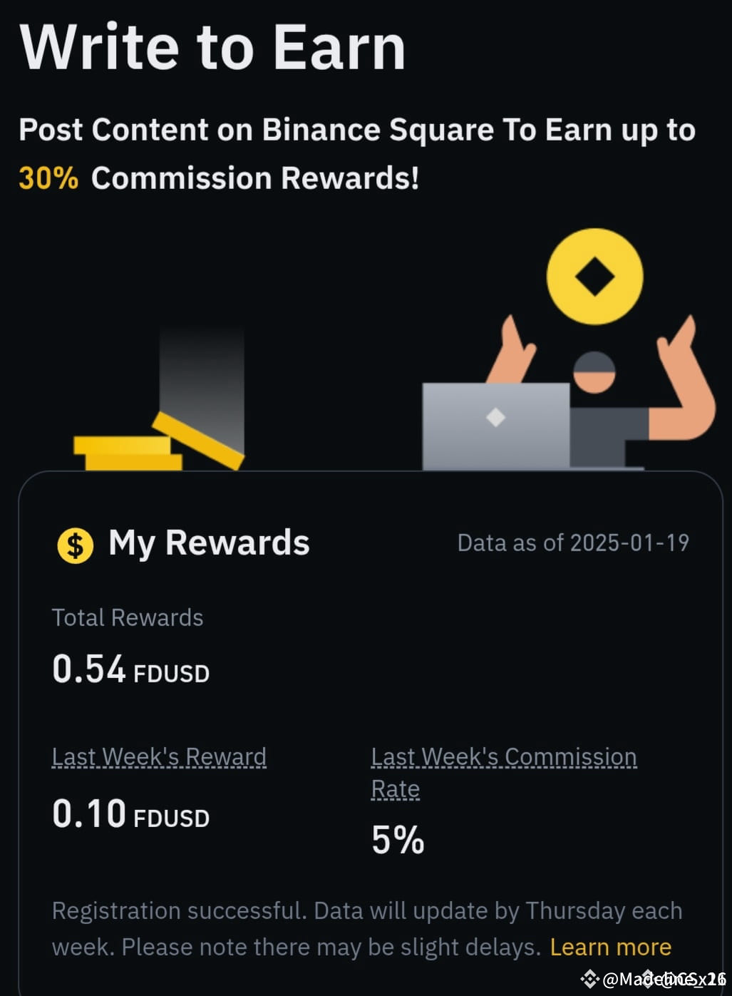 BINANCE SQUARE WRITE 2 EARN I post 2 articles daily, and mo | Madeline ...