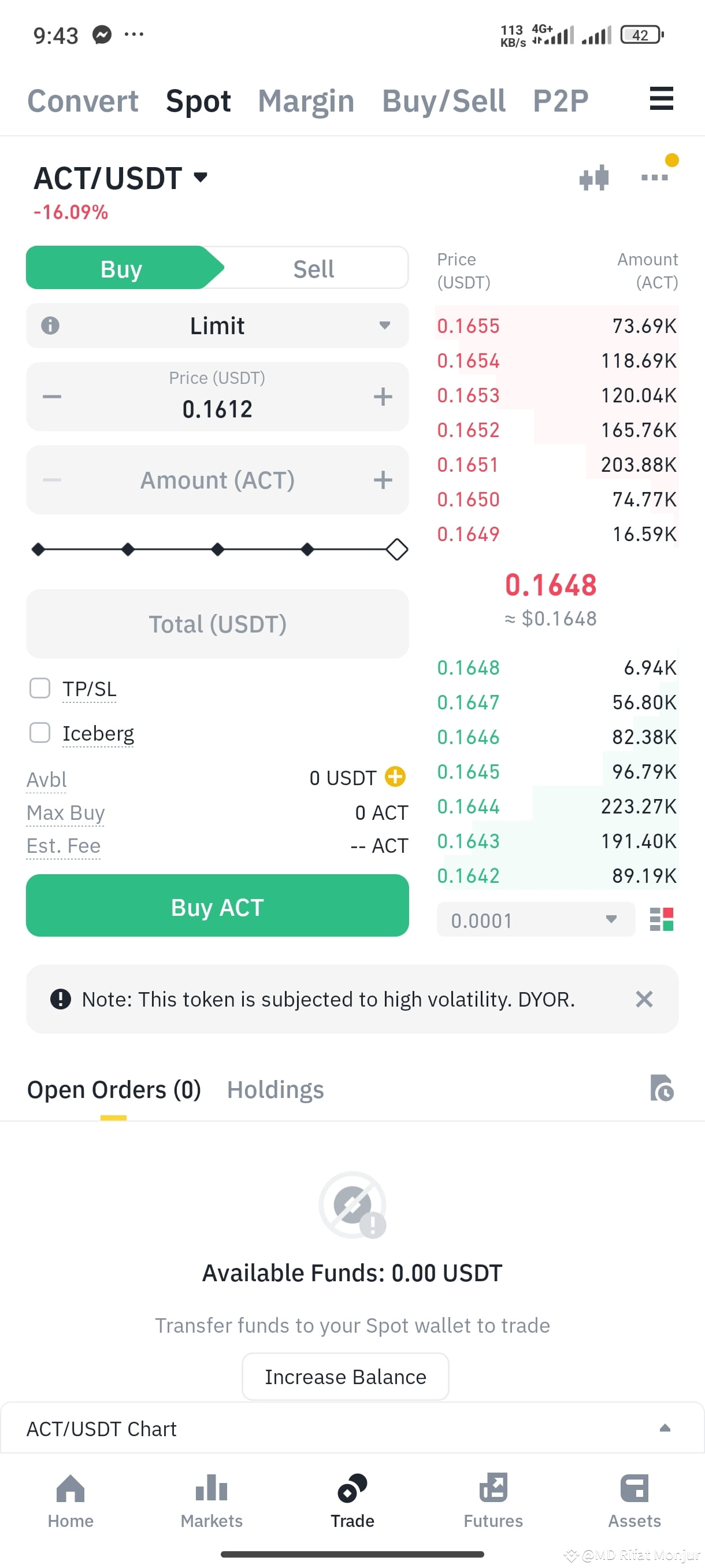 Now is the time to invest in #ACT Coin, you invest and wait | MD Rifat ...