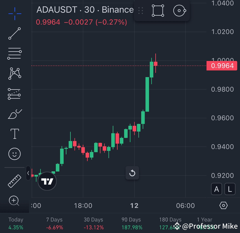 Bull Run Confirmed: Perfect Time to Enter $ADA /USDT!🔥💯 T | Professor Mike on Binance Square