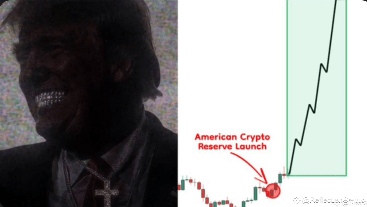 Trump will create America's first crypto reserve! | ReflectionCrypto on ...
