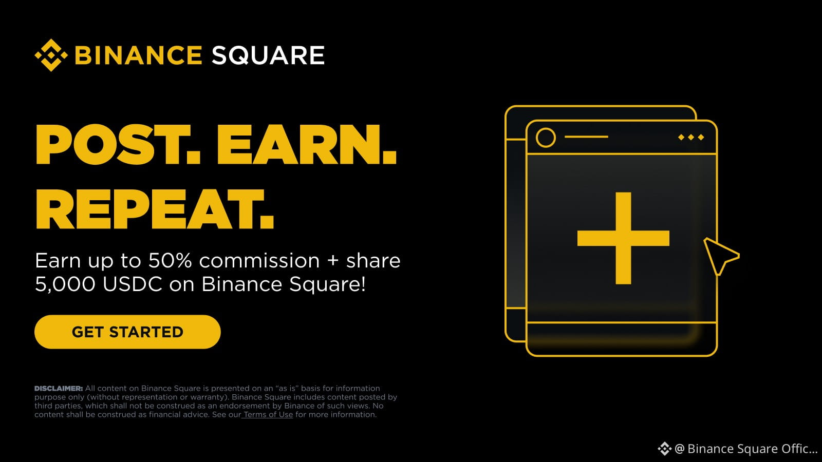Turn your creativity into real rewards. 🔸 Post content on | Binance ...