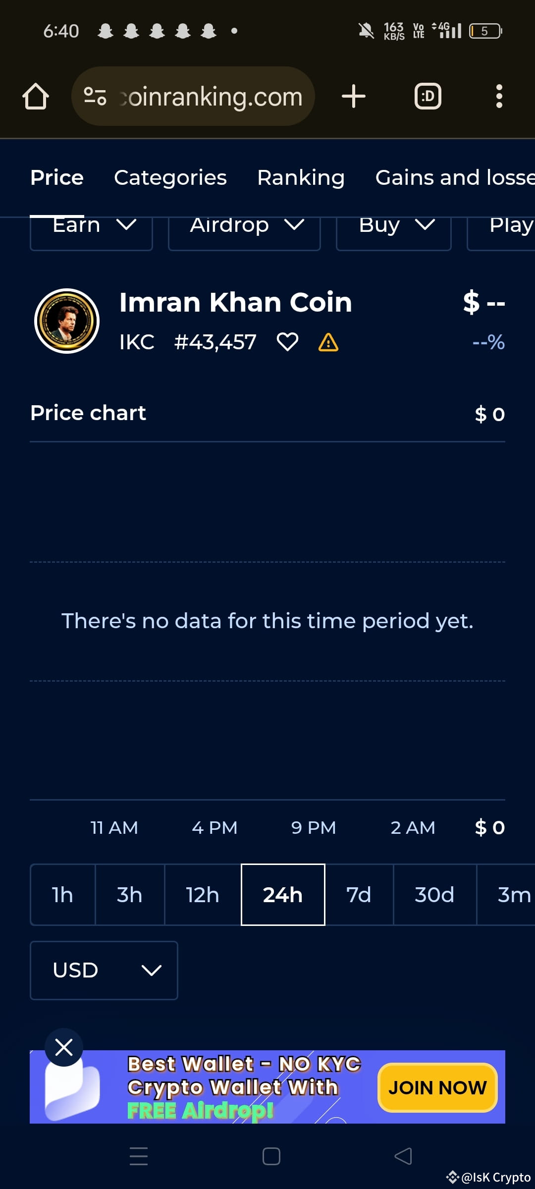 🚨 After Trump, Rumors of Imran Khan Crypto Coin Hit the Mar | IsK ...