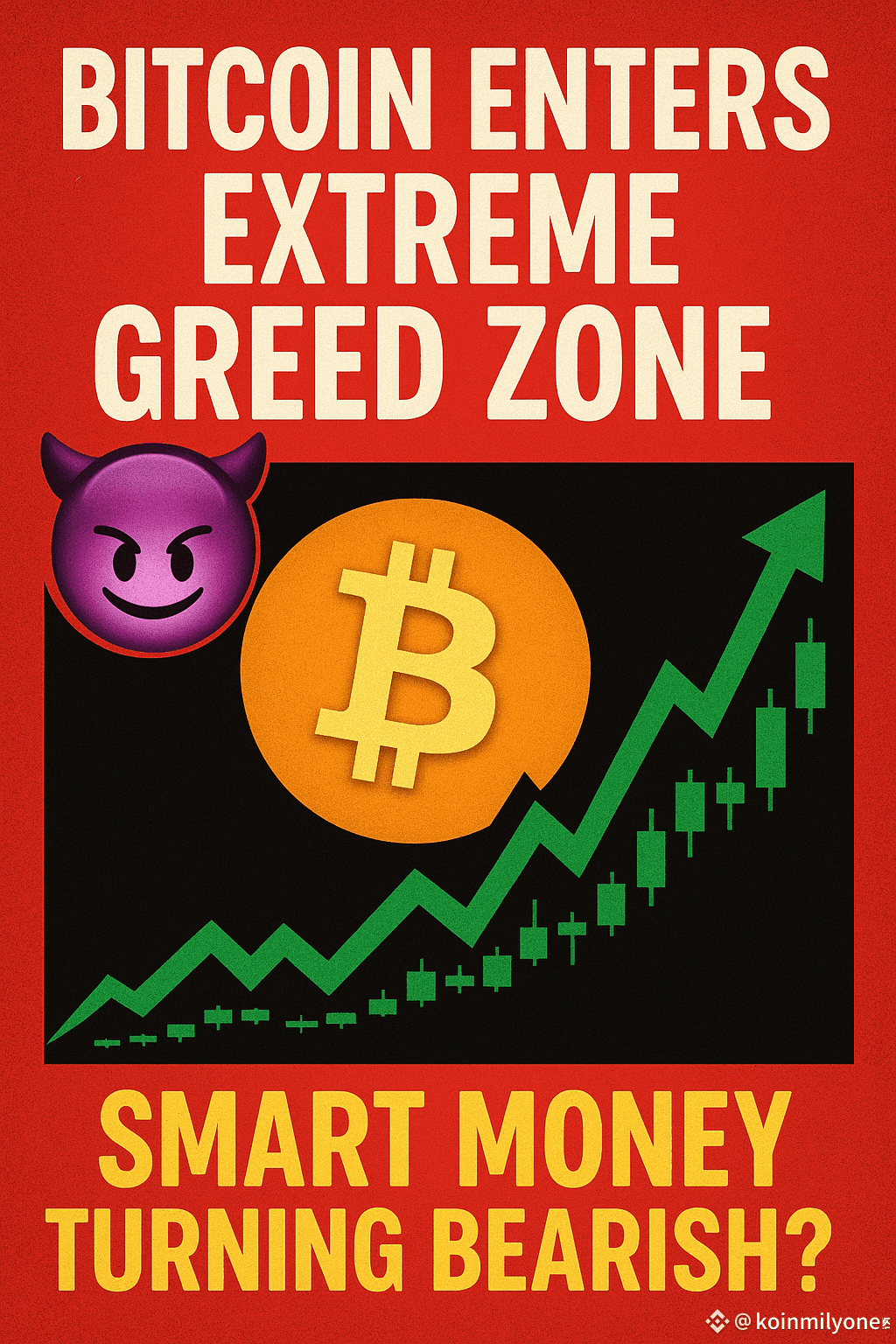 😈 Bitcoin Enters Extreme Greed Zone — Smart Money Turning | MR0ZYRK on ...