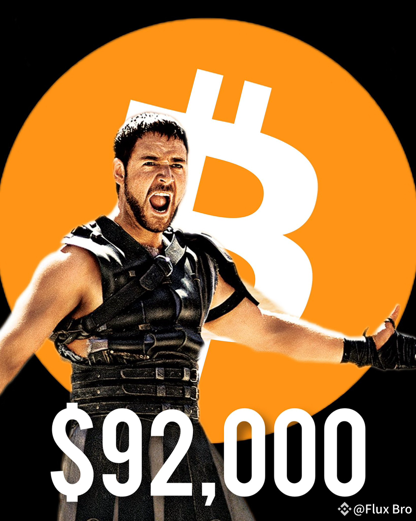 $92,000 BITCOIN | Flux Bro on Binance Square
